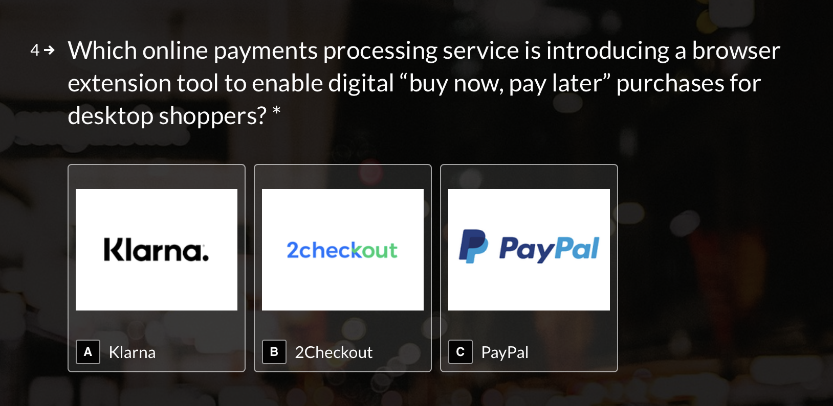 Quizzically Digital: Week of December 6, 2021